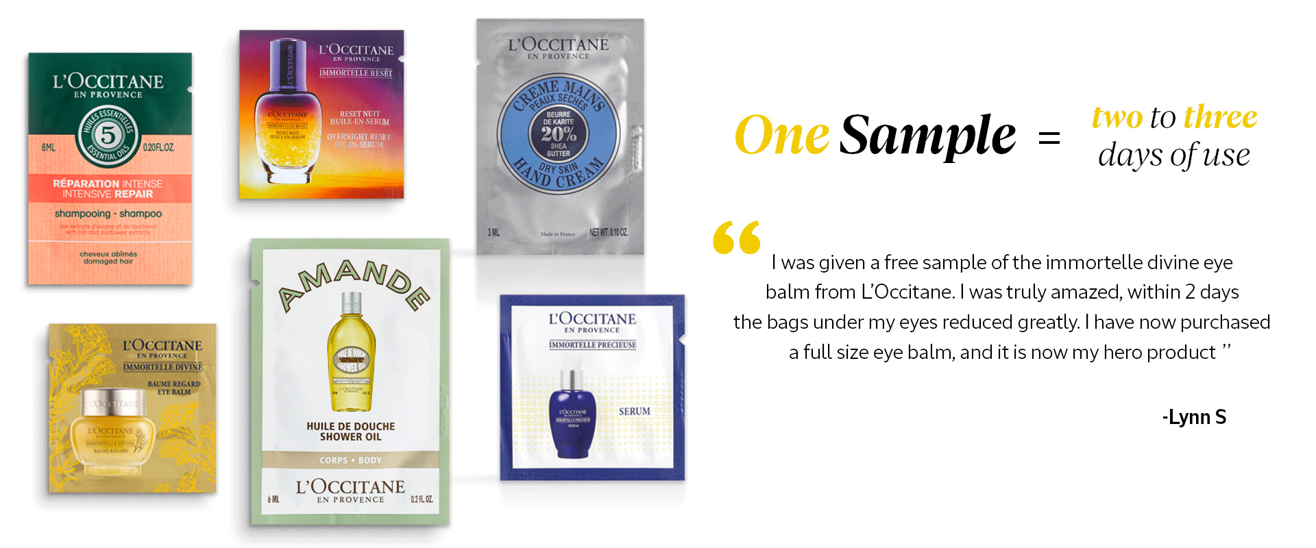 Complimentary Samples